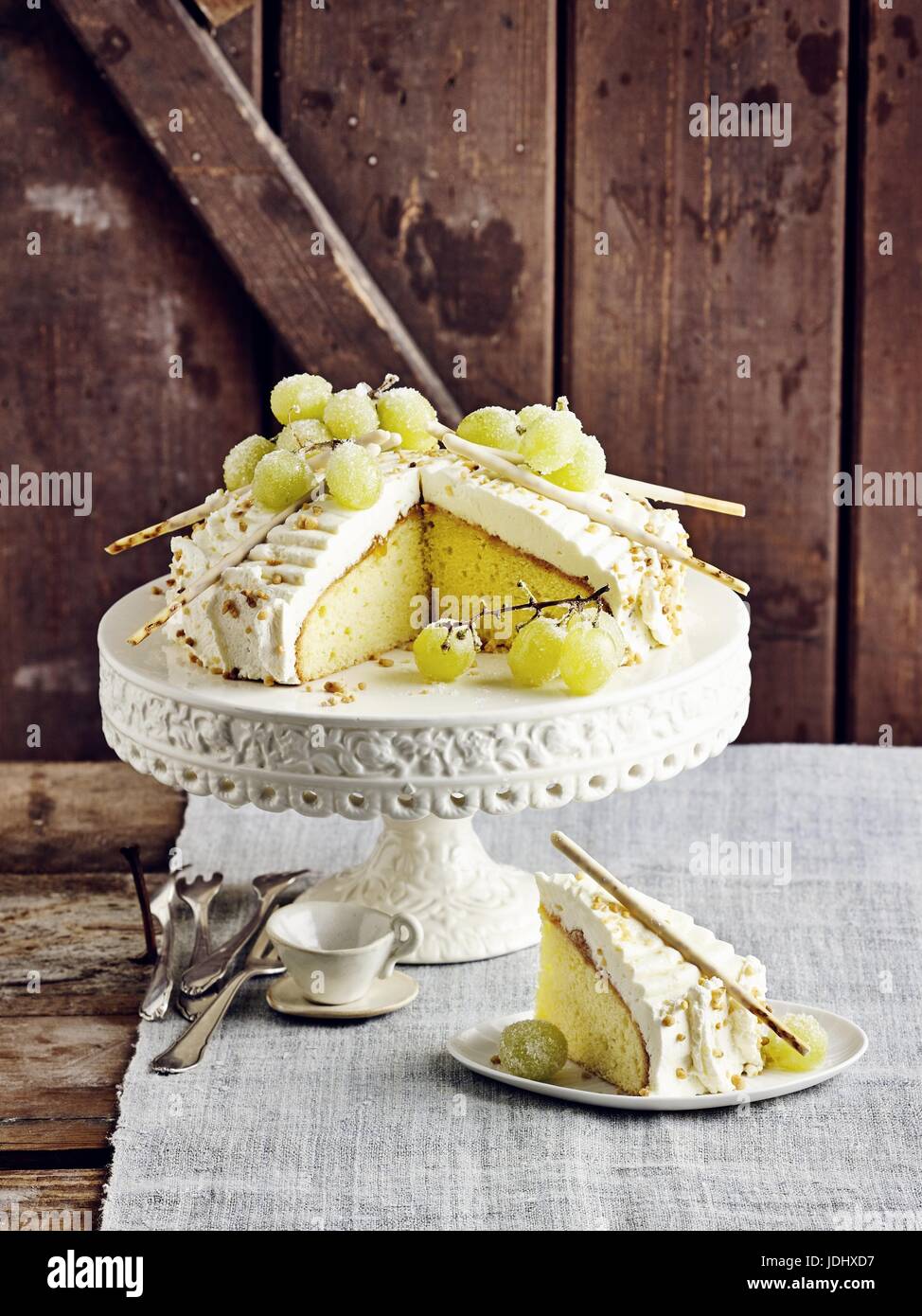 Grape quark cake wine hi-res stock photography and images - Alamy