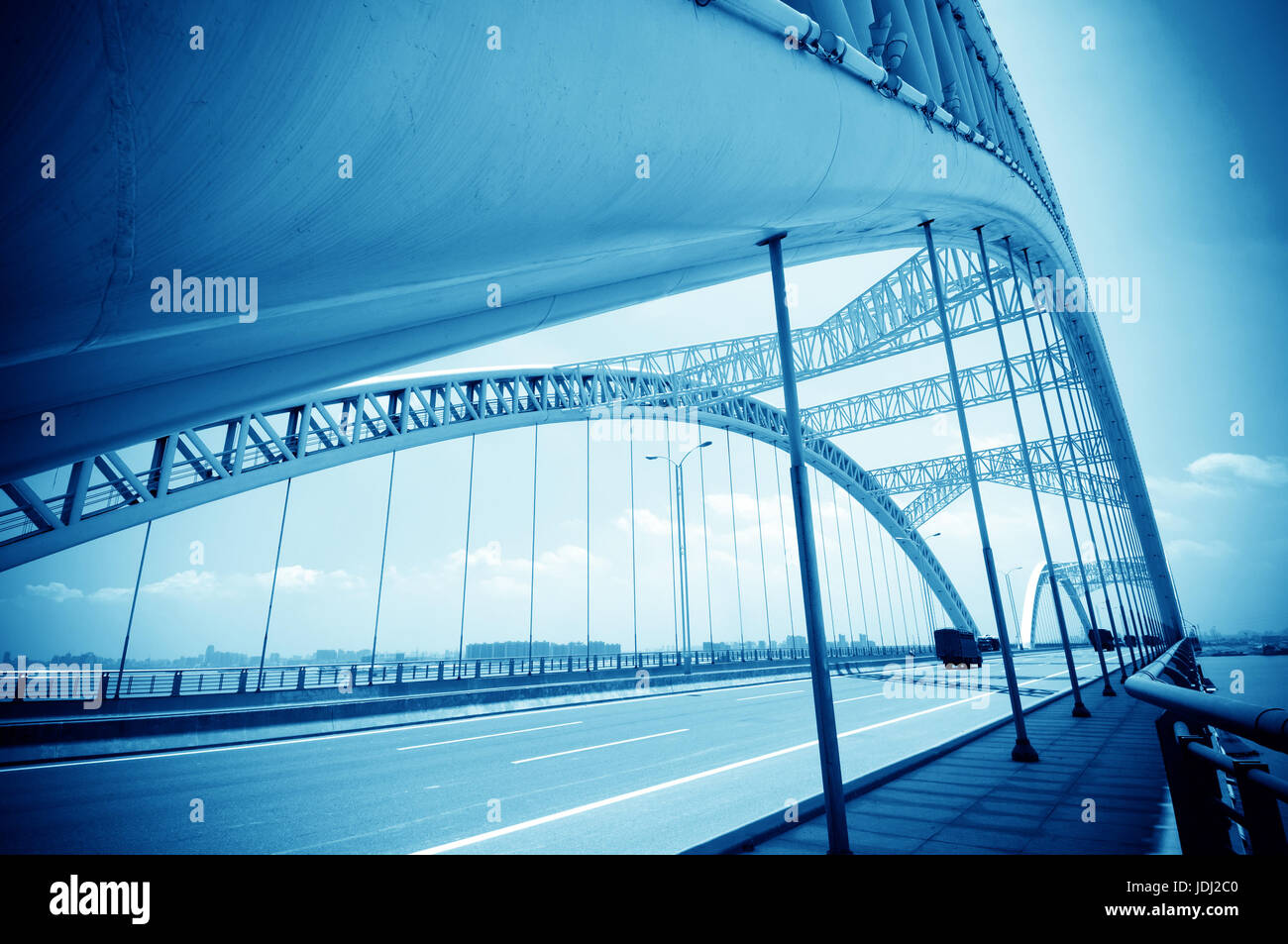 The city's bridges, modern architecture Stock Photo - Alamy