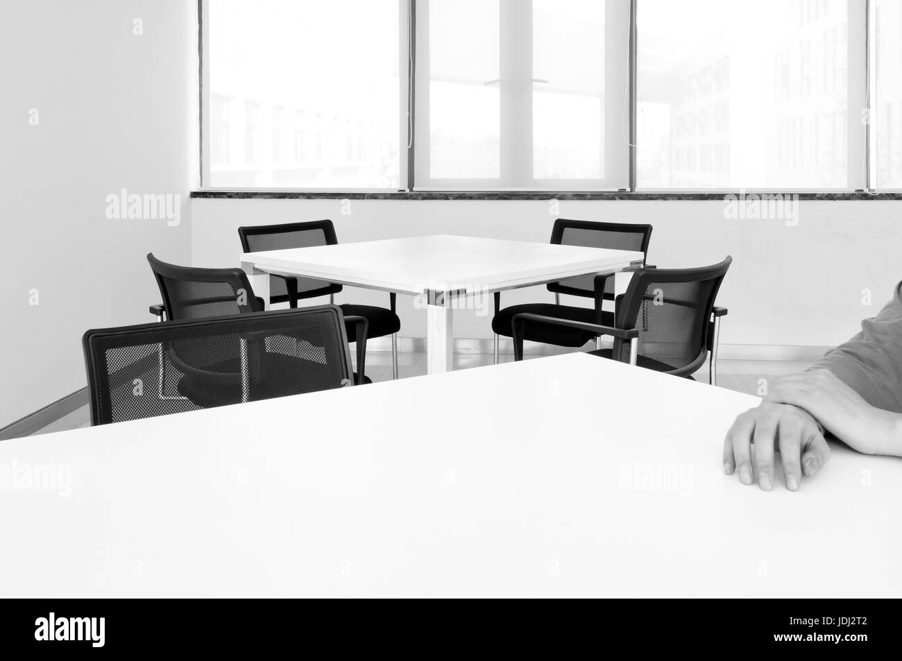 Lounge indoor Black and White Stock Photos & Images - Alamy