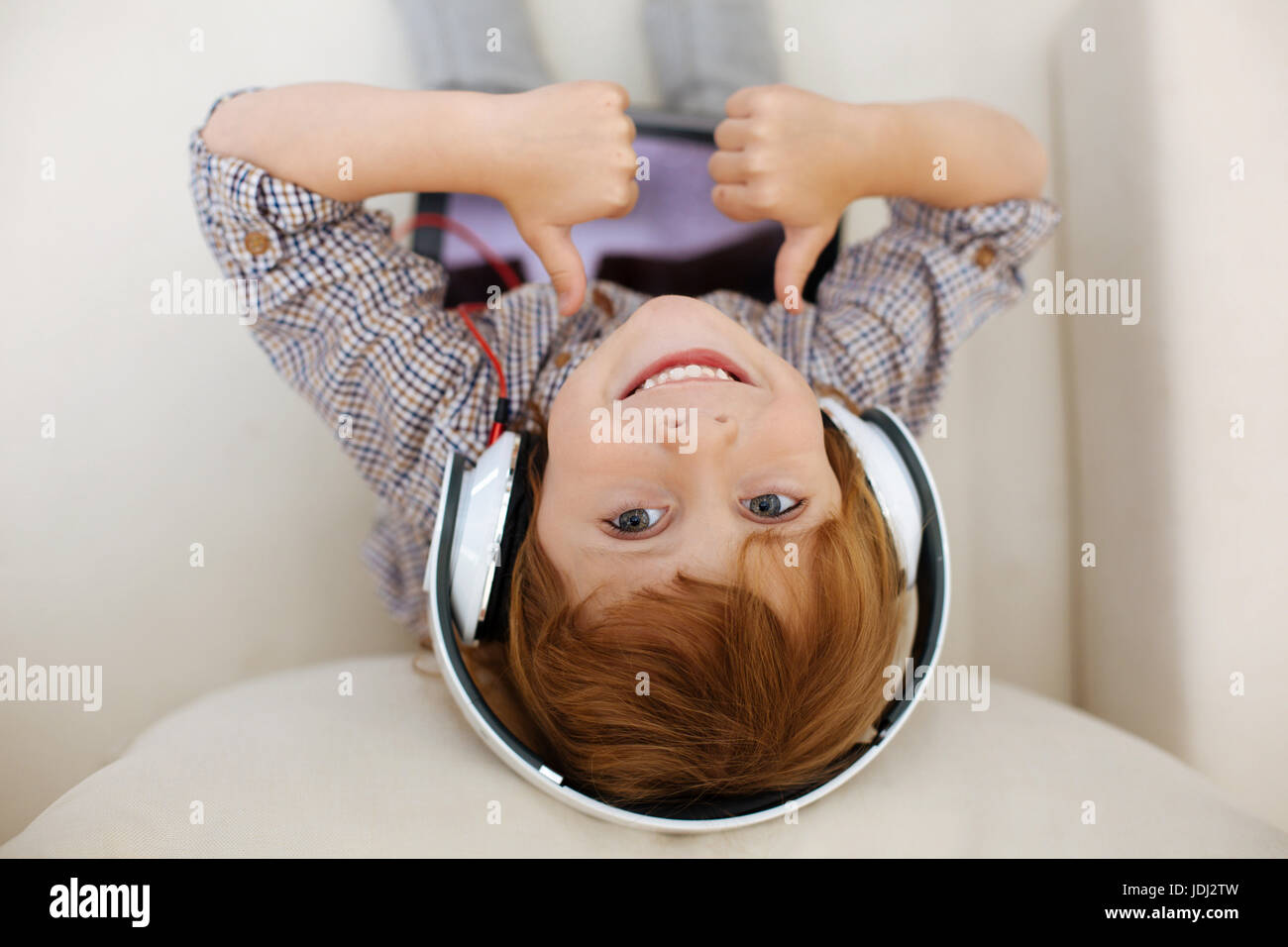 Enchanting lively boy enjoying his free time Stock Photo - Alamy