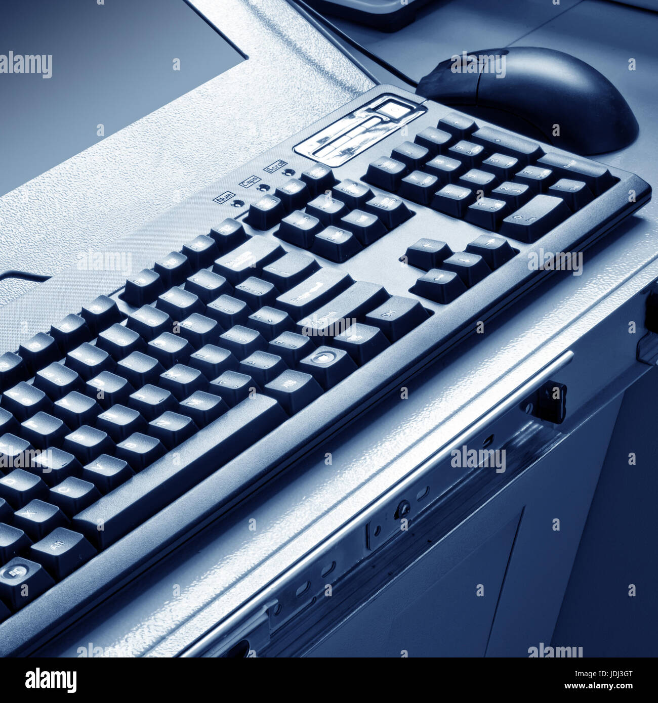 Educational use of computer mouse and keyboard Stock Photo - Alamy