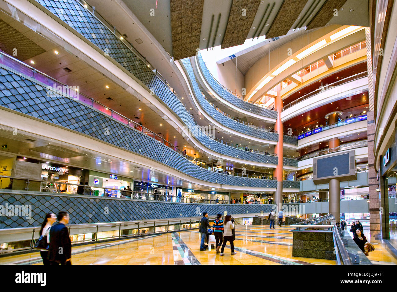 Shopping mall in Pudong Stock Photo - Alamy