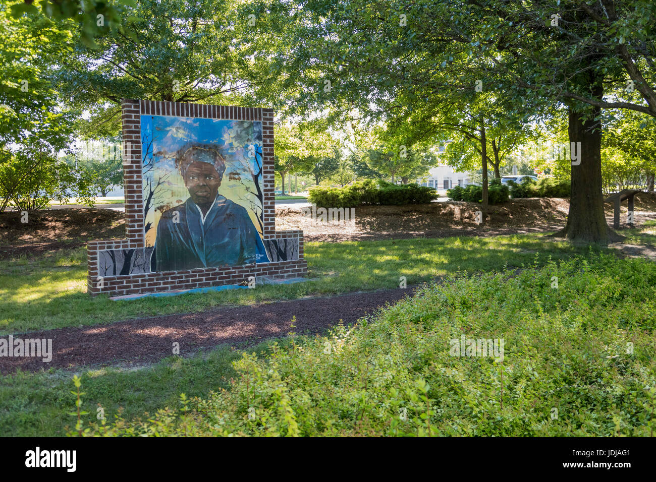 Cambridge, Maryland - The Harriet Tubman Memorial Garden. Tubman escaped slavery in this area in ...