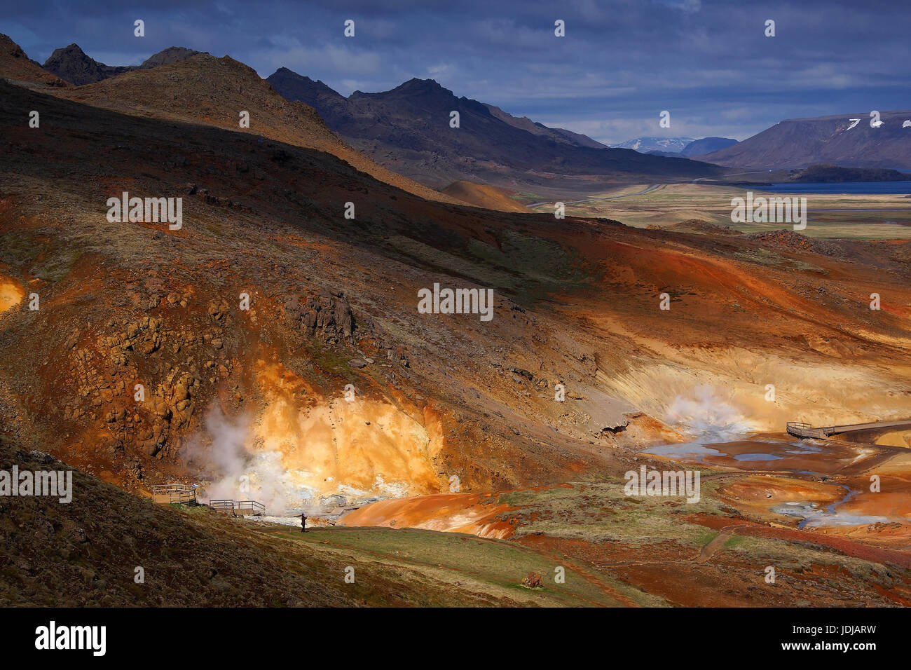 Iceland, Krysuvik-Seltun, geothermal area, Europe. , Island ...