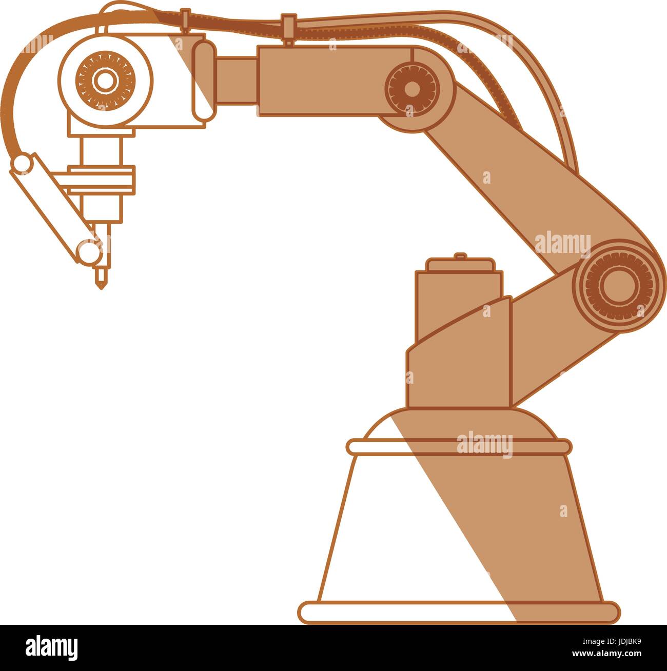 Robot Arm Laser Stock Vector Image & Art - Alamy