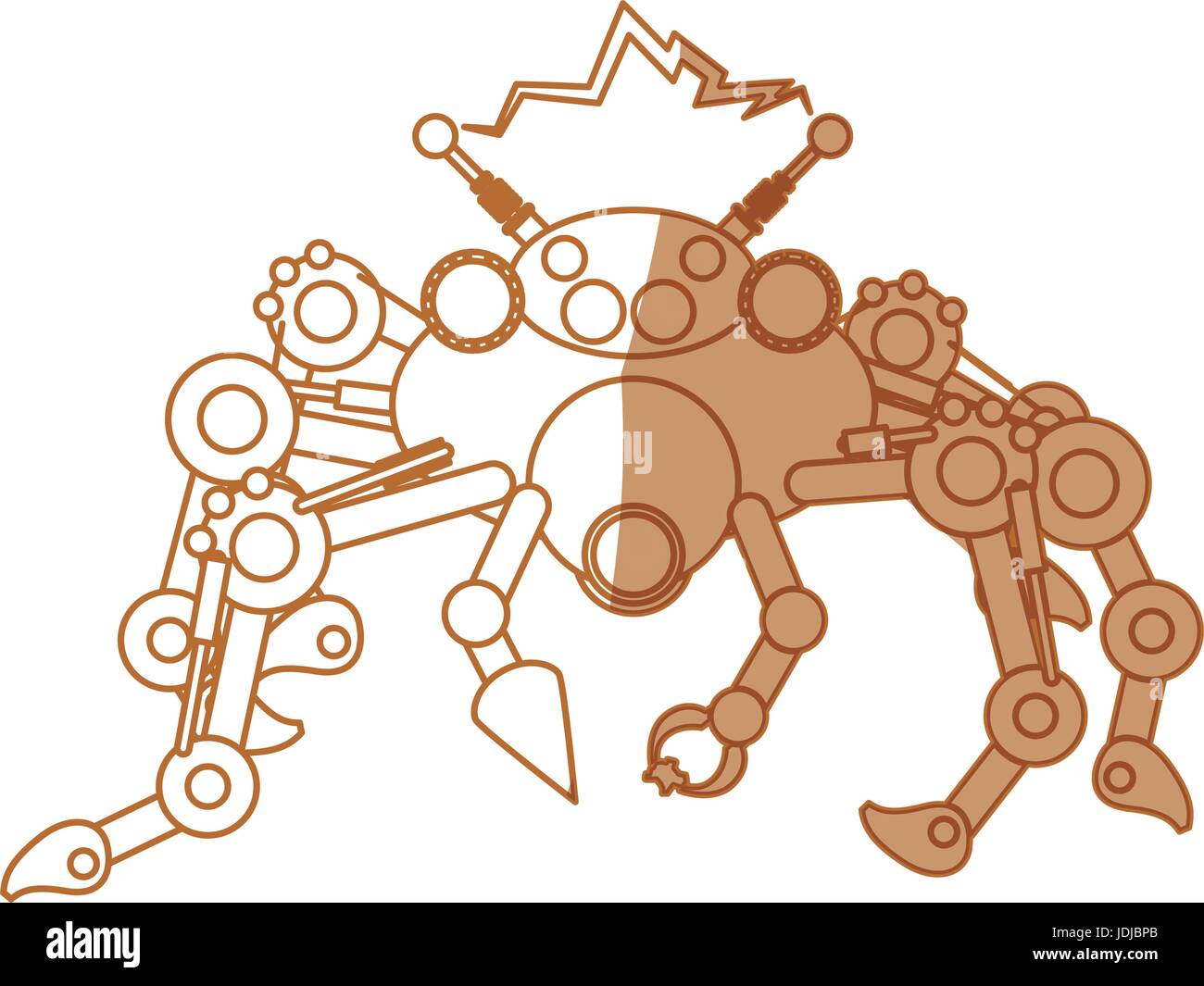 robot toy spider Stock Vector Image & Art - Alamy