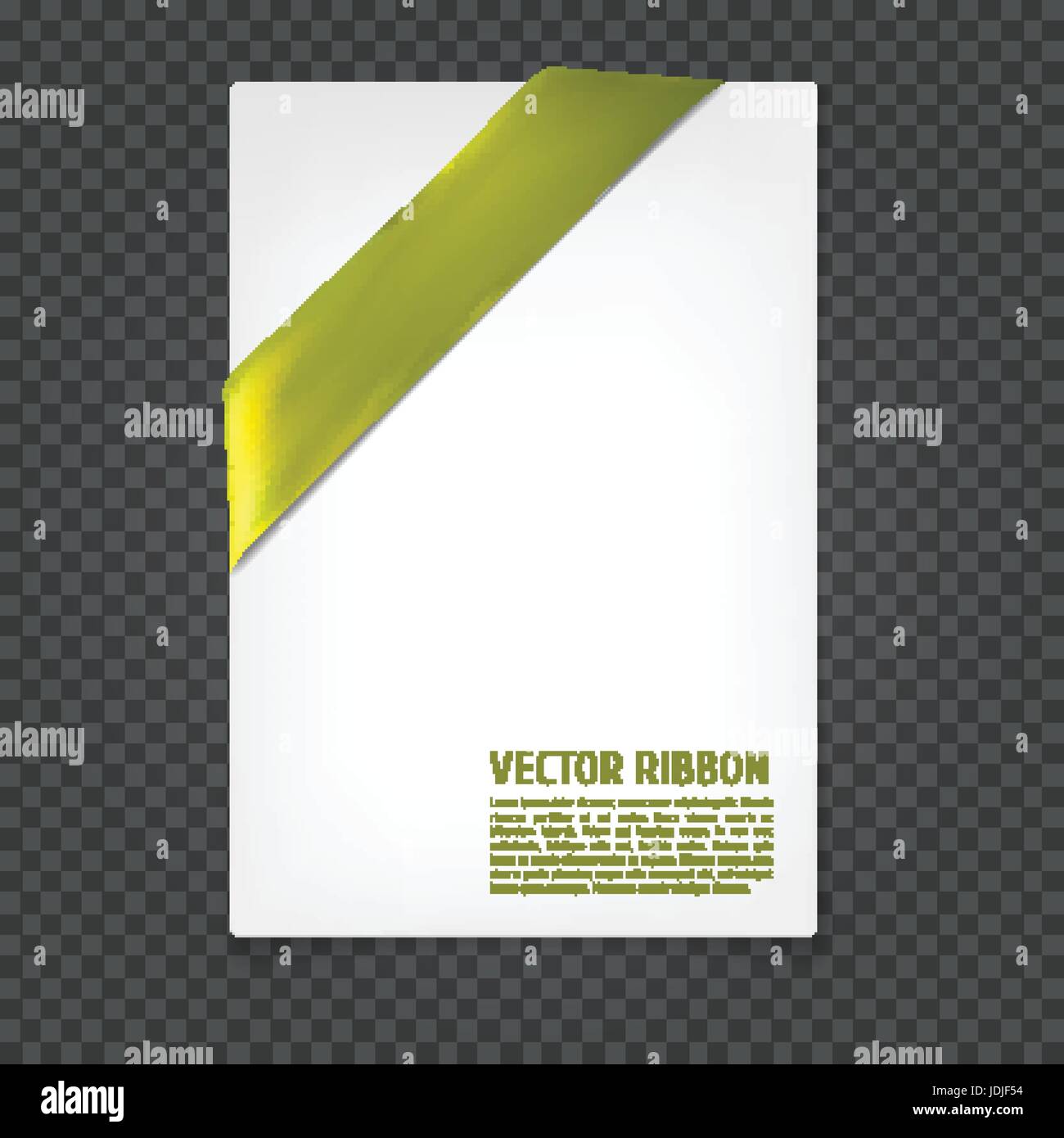 Corner vector ribbon Stock Vector Image & Art - Alamy