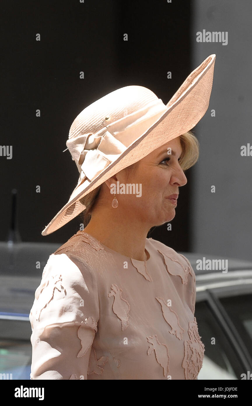 Roma, Visita dei Reali di Olanda . Pictured : Queen Maxima, King Wilem ...
