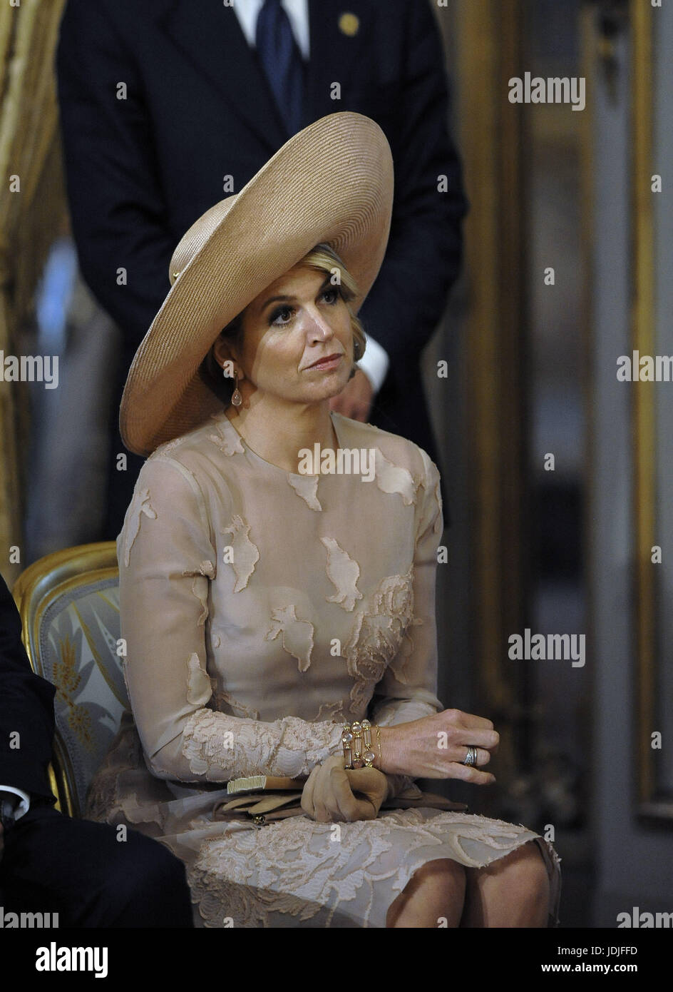 Roma, Visita al Quirinale dei Reali di Olanda, Pictured : Queen Maxima ...