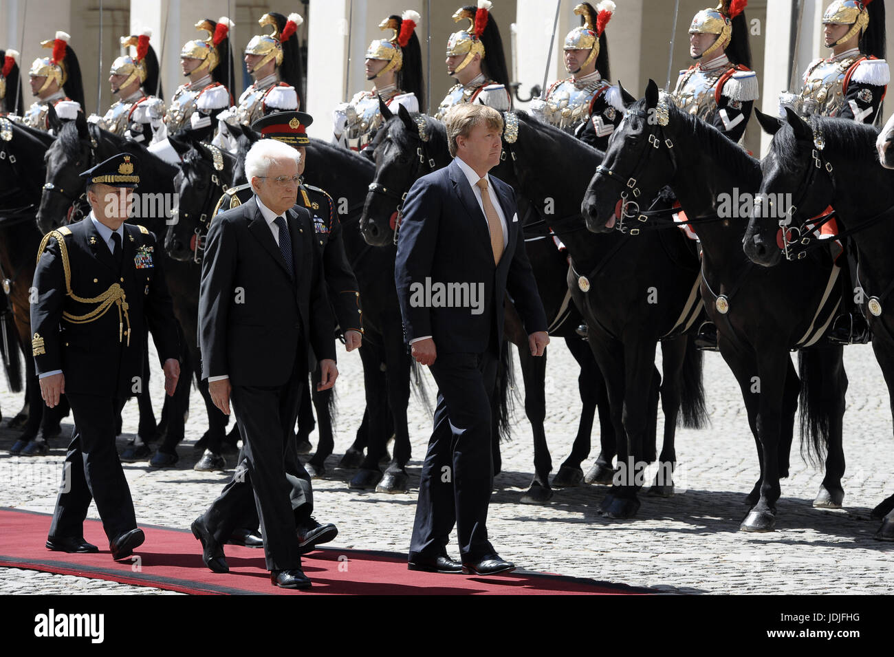 Roma, Visita al Quirinale dei Reali di Olanda, Pictured : King Willem ...