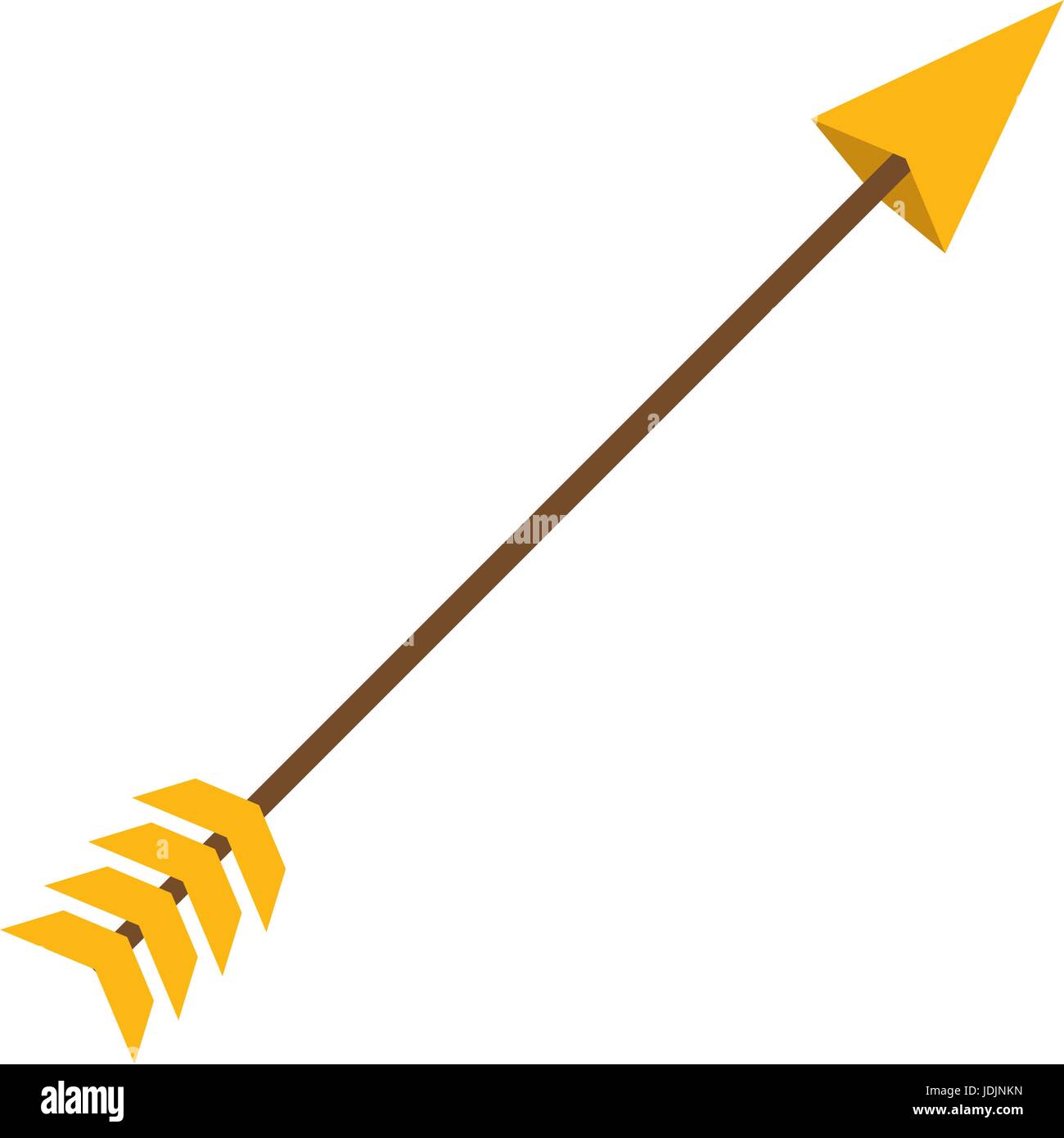 white background with color hunting arrow Stock Vector Image & Art - Alamy