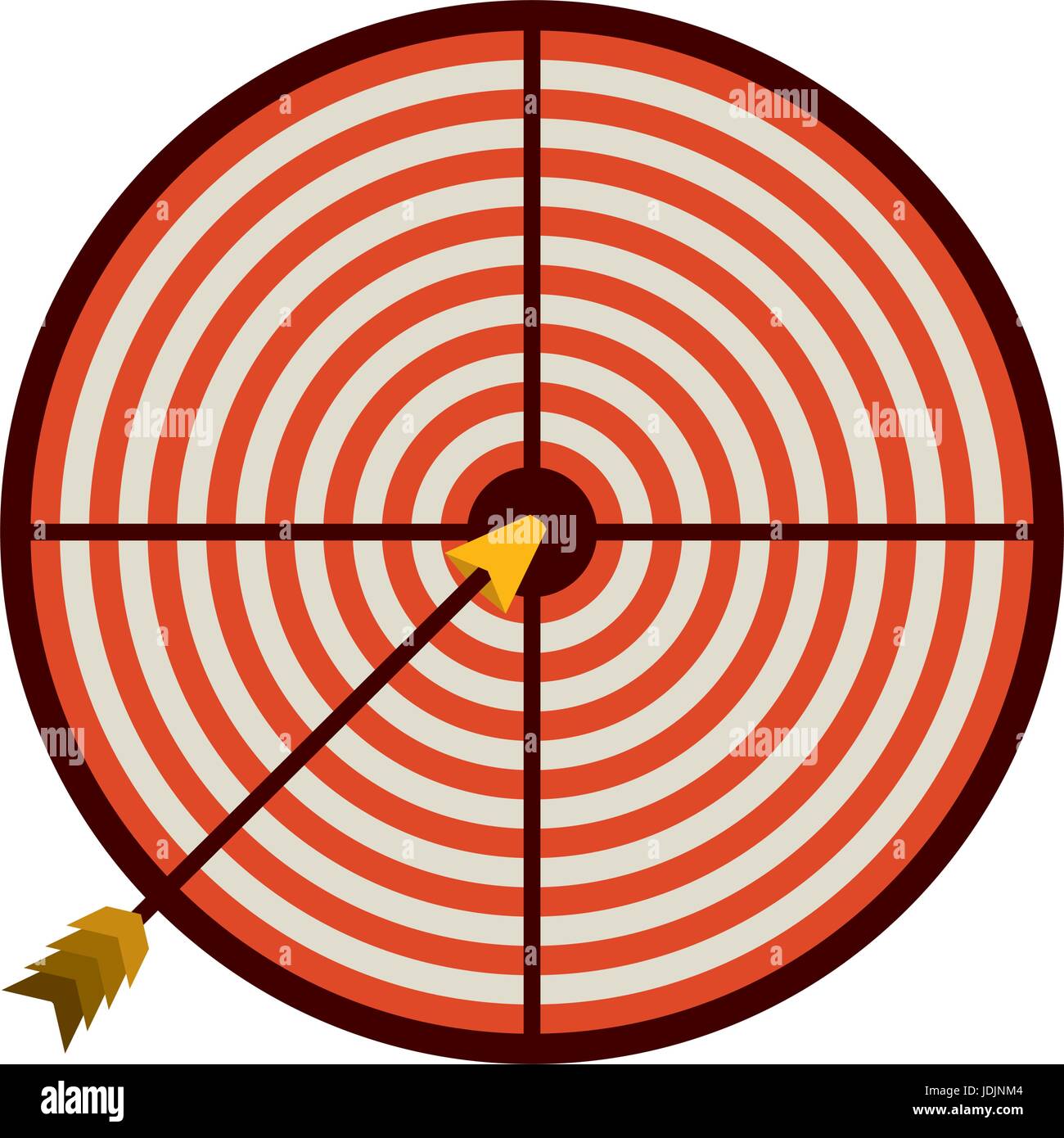 white background with colorful graphic of arrow on target Stock Vector ...