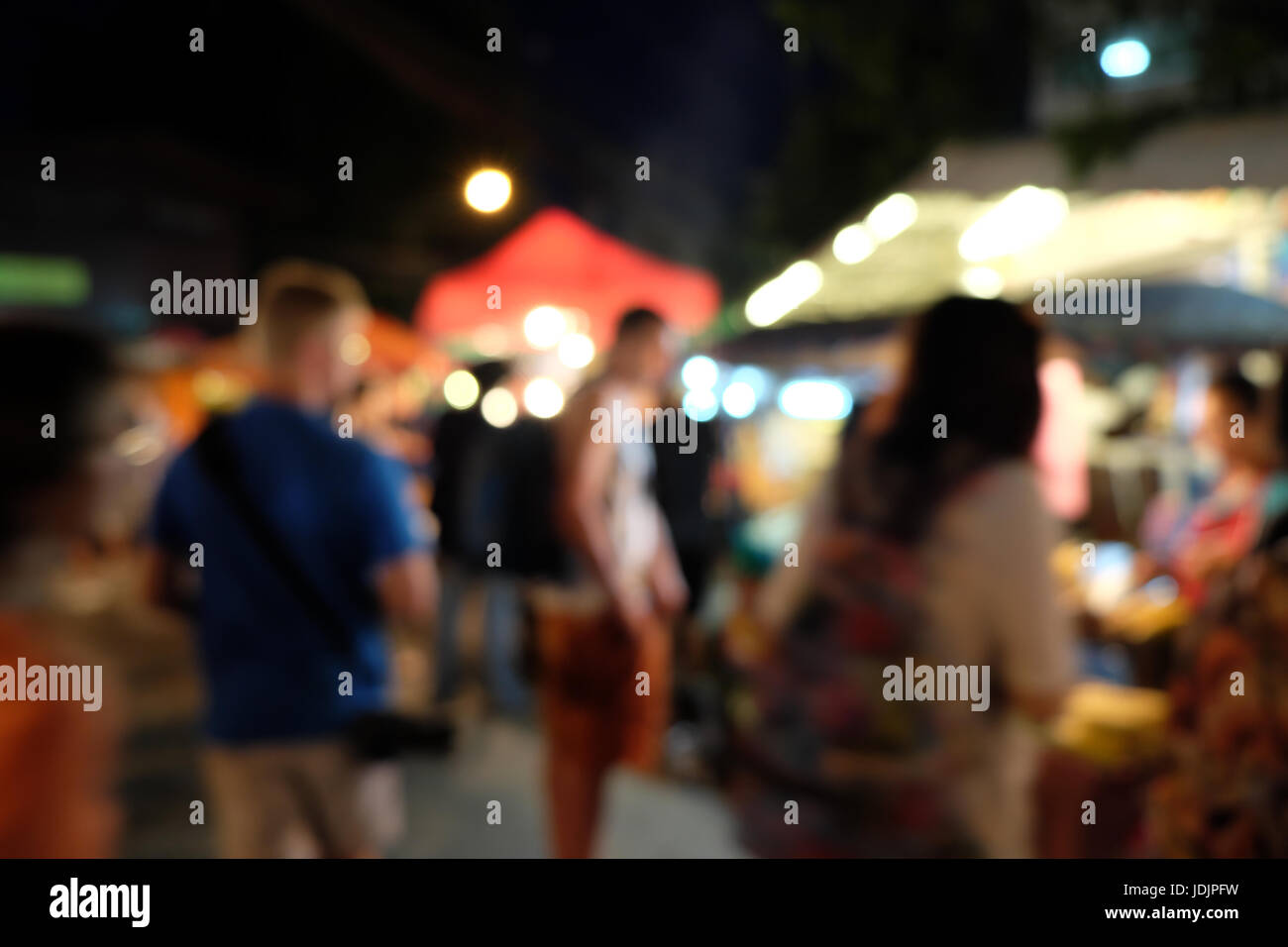 Vintage crowd scene at night hi-res stock photography and images - Alamy