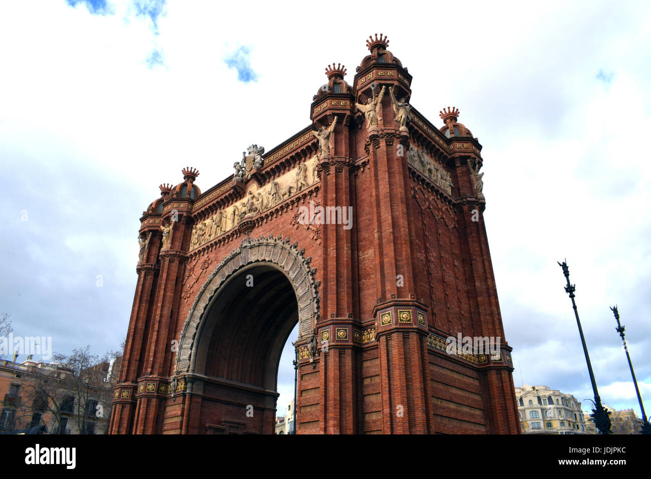 Arch of victory Barcelona Stock Photo - Alamy