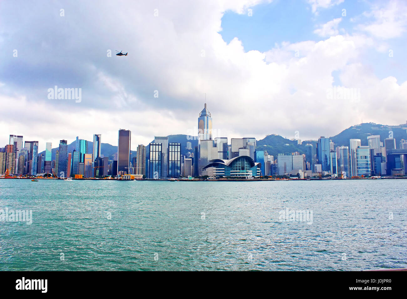 Hong Kong harbour Stock Photo - Alamy