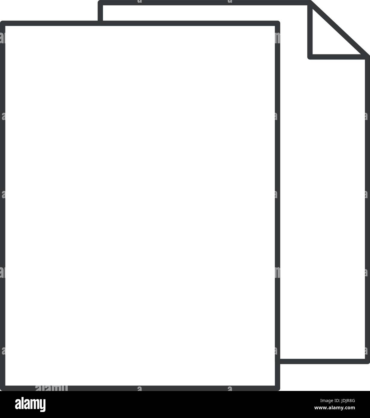 Monochrome business mockup paper Stock Vector Images - Alamy