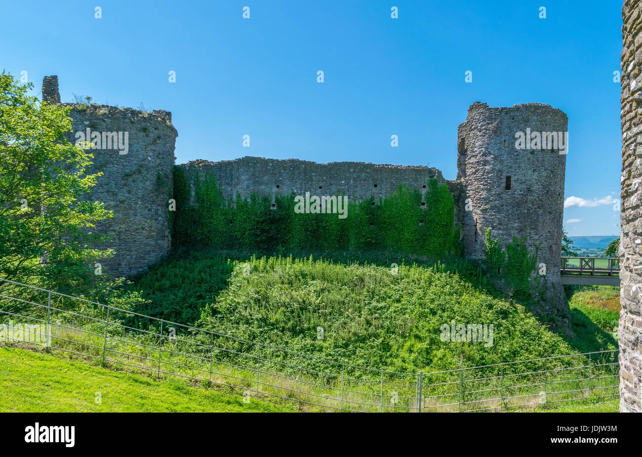 Medieval Fortress Of The Welsh Marches High Resolution Stock ...