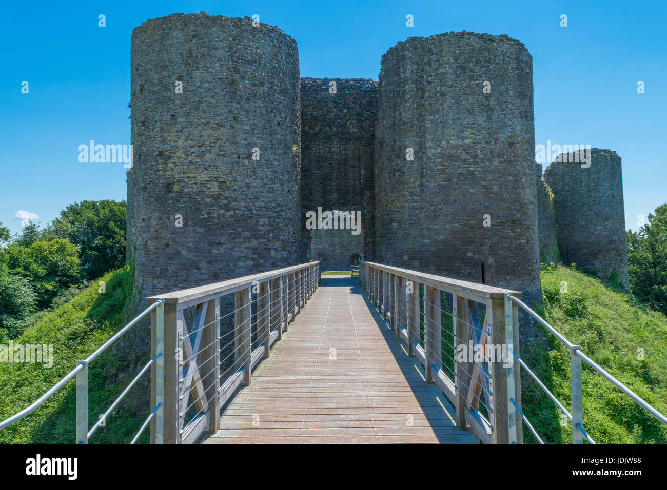 White Castle Wales Stock Photo - Alamy