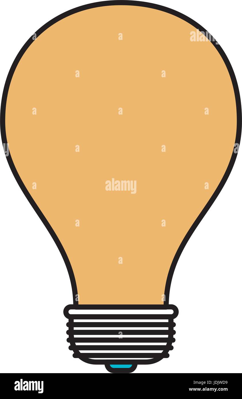 color sections silhouette of light bulb icon Stock Vector Image & Art ...
