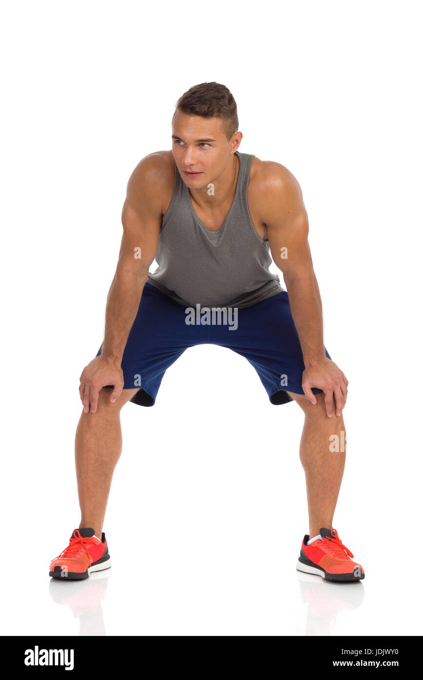 Full crouch hi-res stock photography and images - Alamy