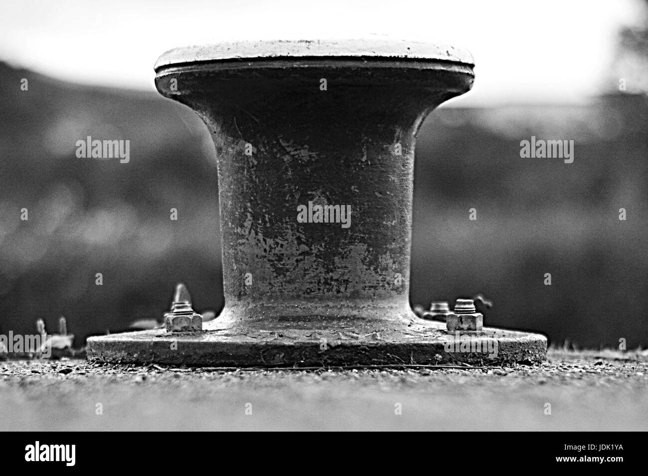 Mooring bolt Black and White Stock Photos & Images - Alamy