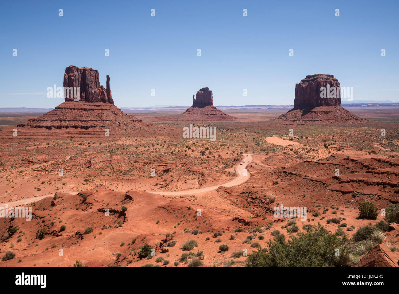 The marvelous sandstone formations, World famous Monument Valley, Utah ...
