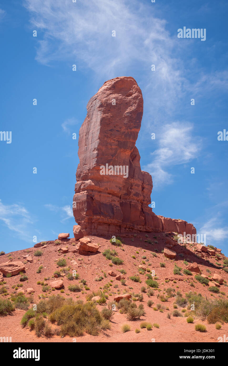 The marvelous sandstone formations, World famous Monument Valley, Utah ...