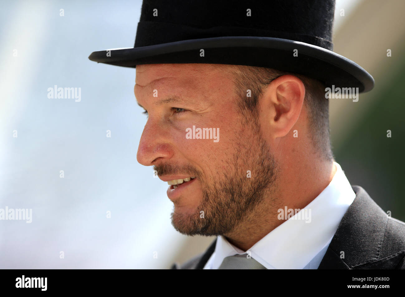 Alpine ski racer Aksel Lund Svindal during day one of Royal Ascot at ...