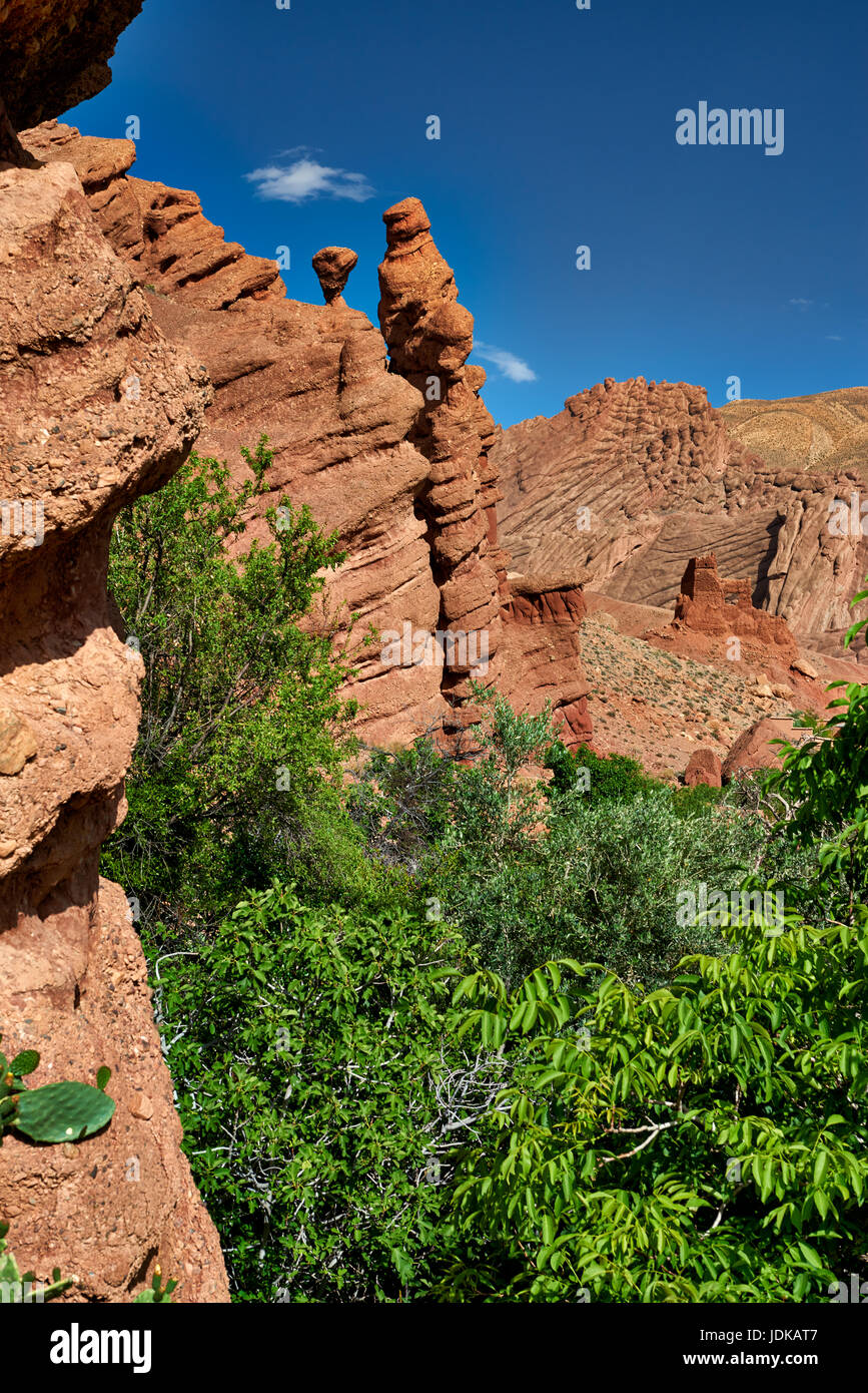 monkey fingers, spectacular red rock limestone formation, landscape ...