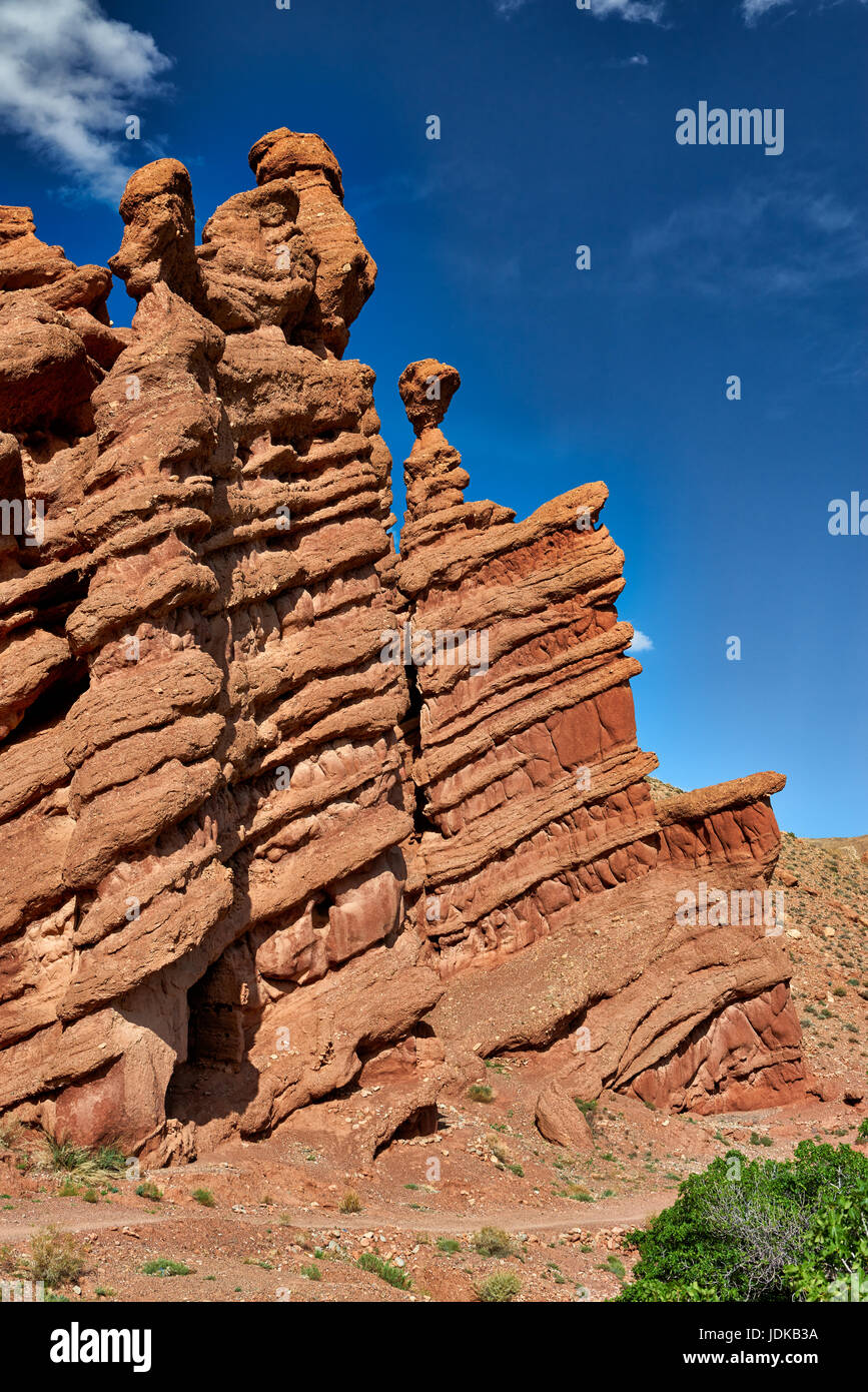 monkey fingers, spectacular red rock limestone formation, landscape ...