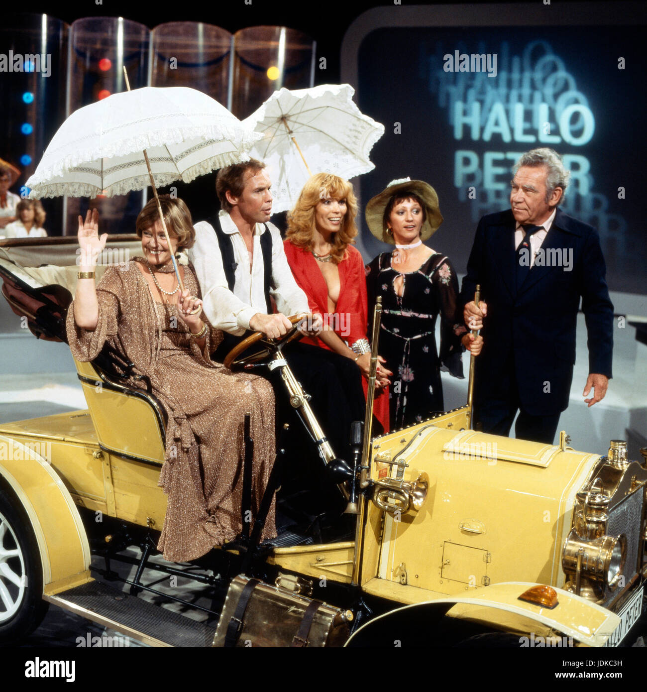 Hallo Peter, Unterhaltungsshow, Deutschland 1978, Mitwirkende: (v. l ...