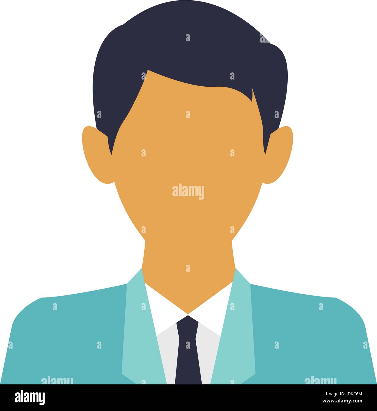 portrait business man character manager people Stock Vector Image & Art ...