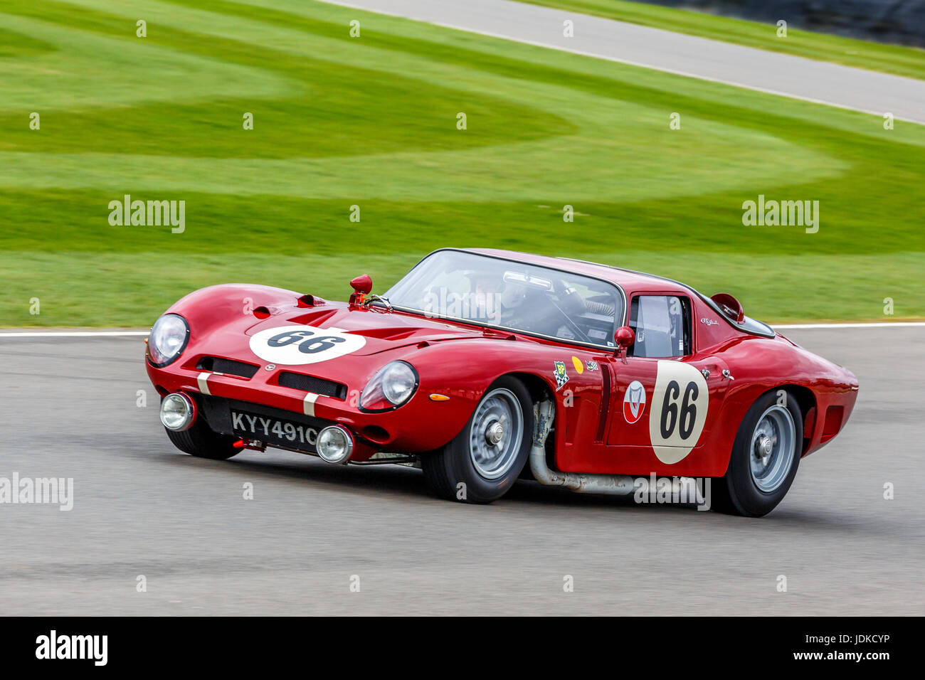 1965 Bizzarrini 5300GT with driver Gregor Fisken during the Graham Hill ...