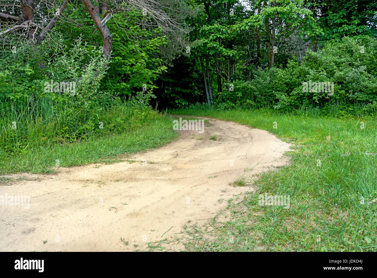 Curved dirt road hi-res stock photography and images - Alamy