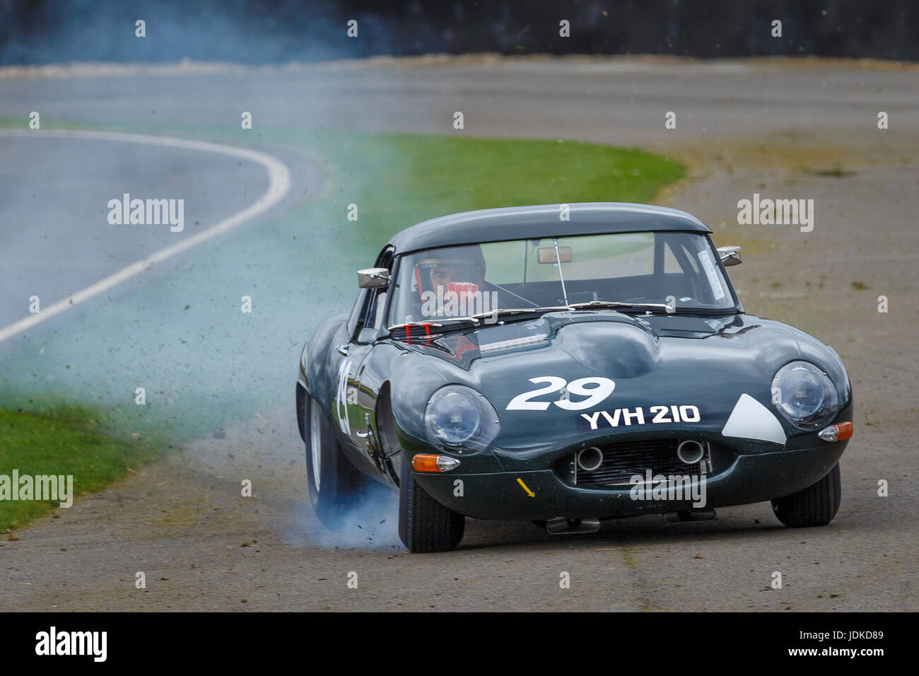 1963 Jaguar E-Type Lightweight with driver Alexander Rittweger during ...