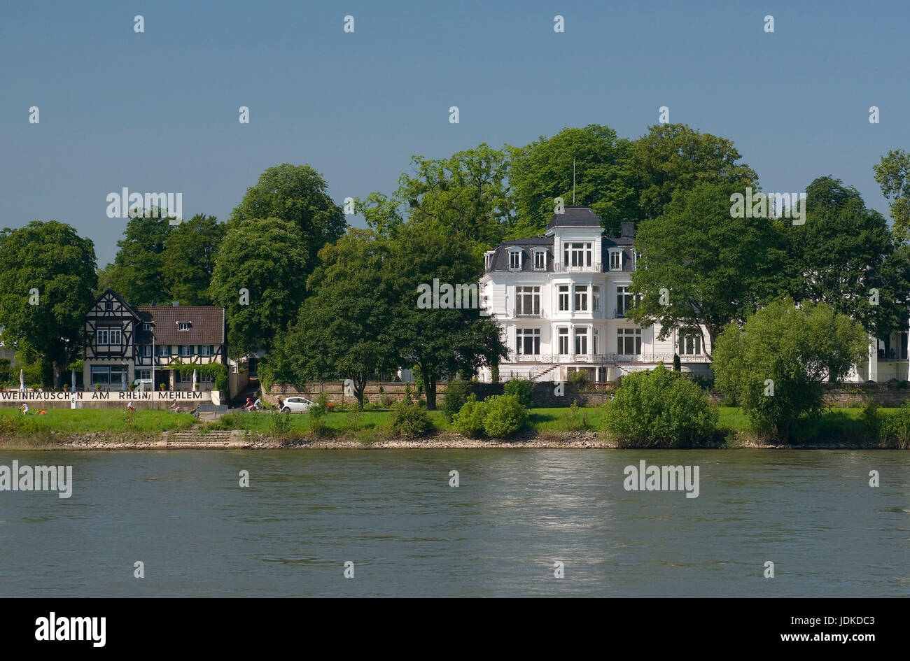 Europe, Germany, North Rhine-Westphalia, Bonn, Mehlem, wine small house ...