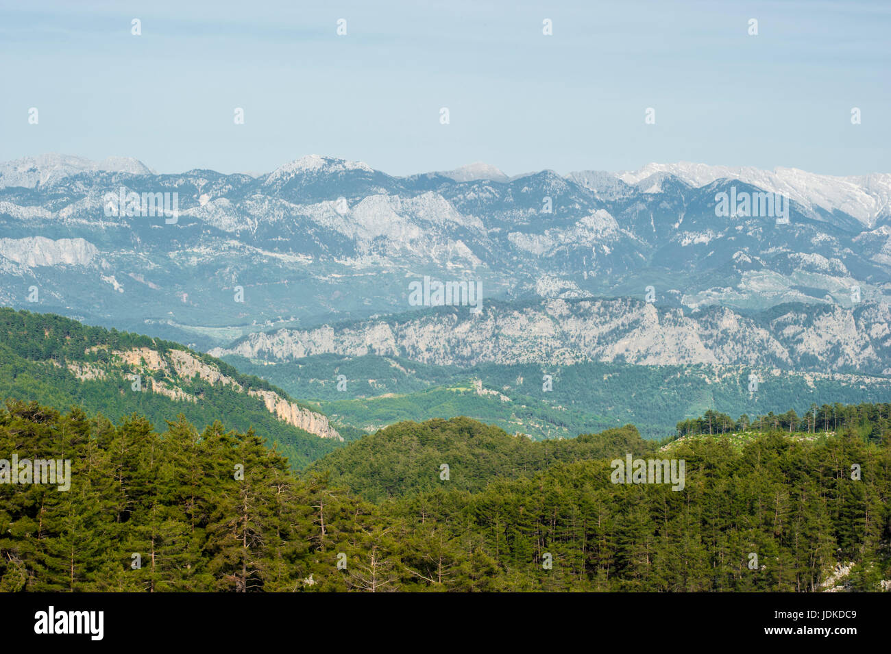 Summer landscape in Taurus Mountains of Antalya Province, Turkey Stock ...