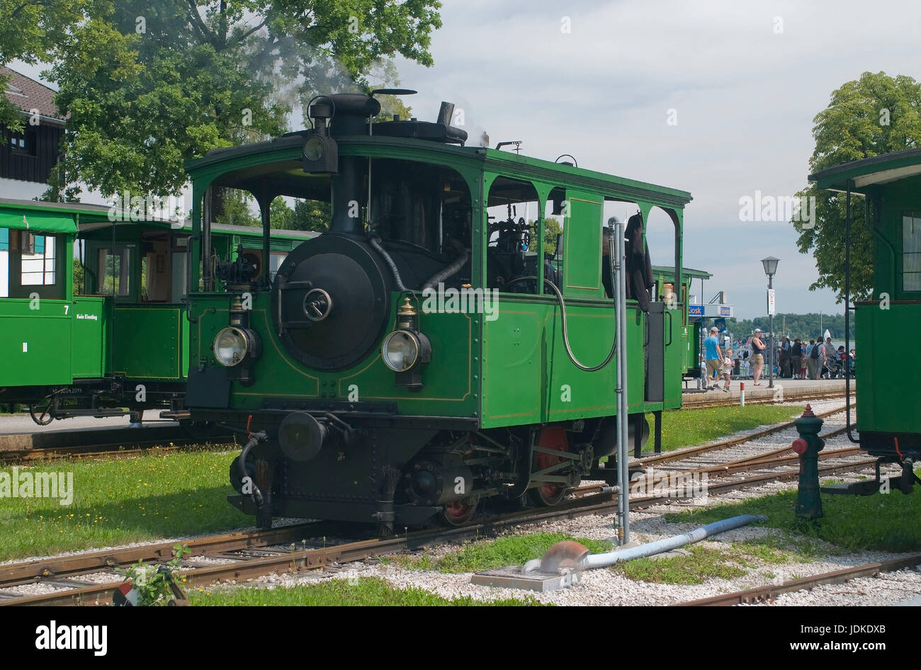 Europe, Germany, Bavaria, Lake Chiem, Chiemgau, Prien floor, Lake Chiem ...
