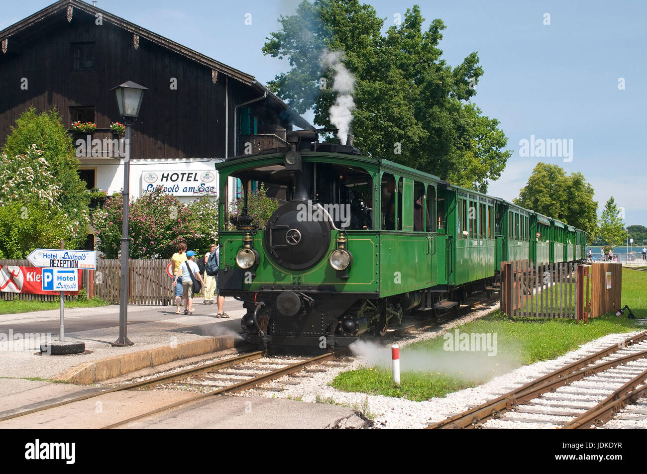 Europe, Germany, Bavaria, Lake Chiem, Chiemgau, Prien floor, Lake Chiem ...