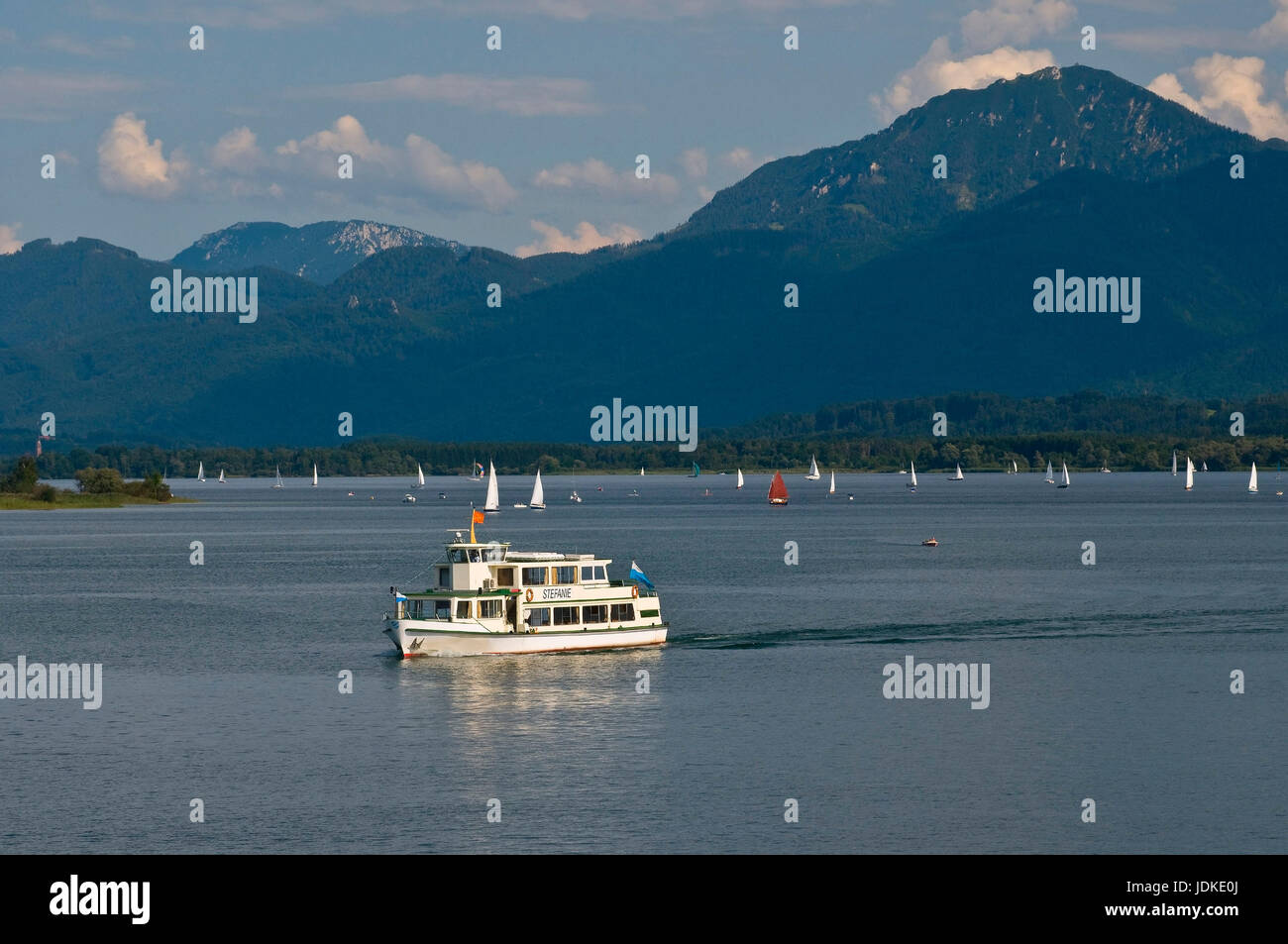 Europe, Germany, Bavaria, Lake Chiem, Chiemgau, Prien floor, holiday ...