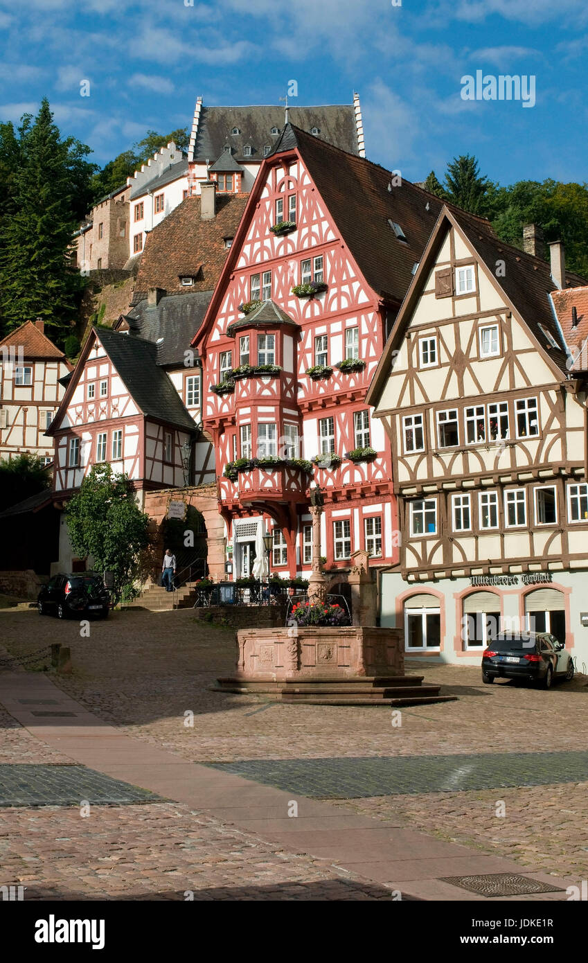 Europe, Germany, Bavaria, the Main, mountain Milten, marketplace ...