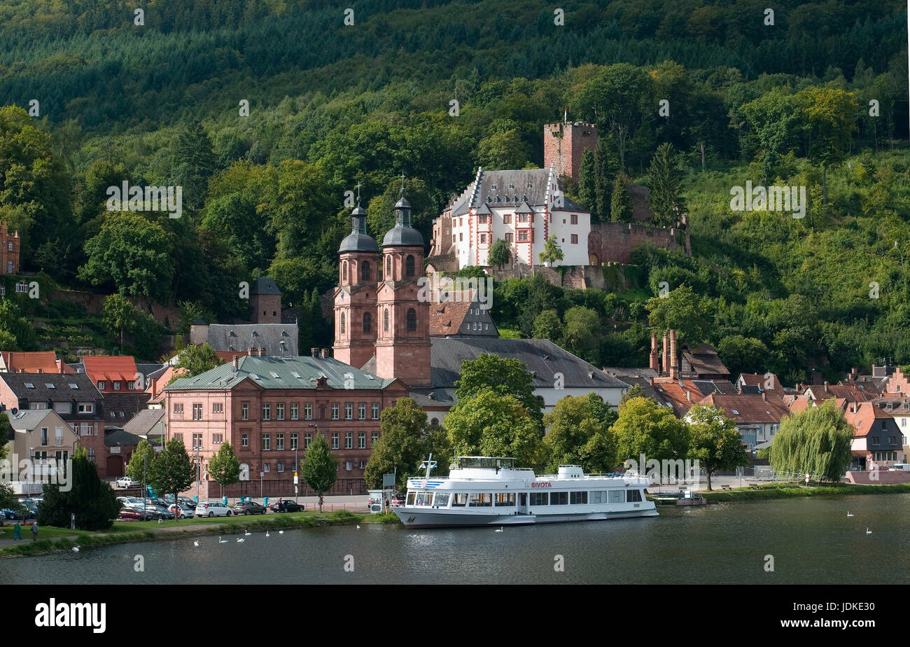 Europe, Germany, Bavaria, the Main, mountain Milten, Main part with ...