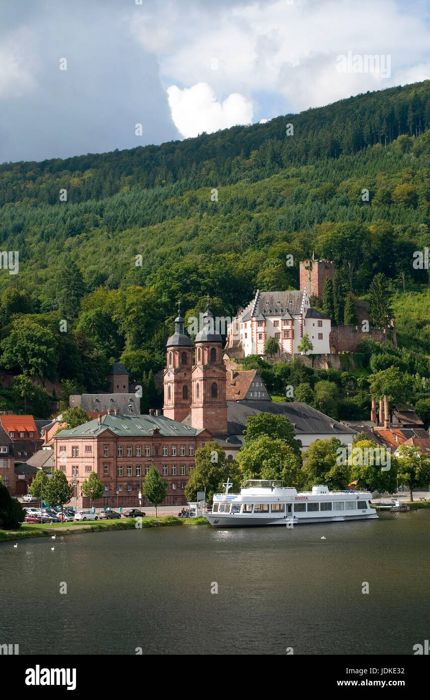 Europe, Germany, Bavaria, the Main, mountain Milten, Main part with ...