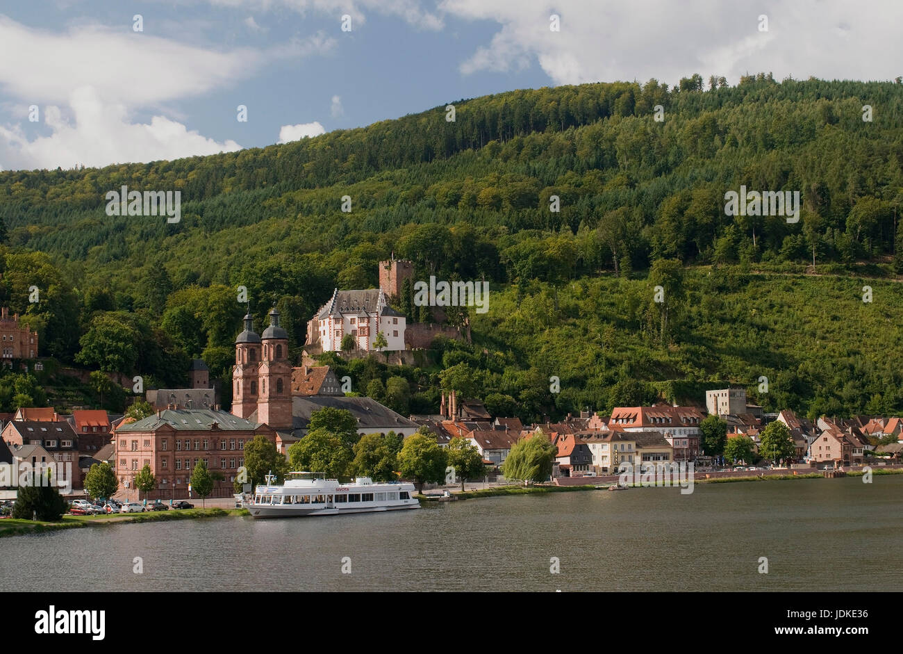 Europe, Germany, Bavaria, the Main, mountain Milten, Main part with ...
