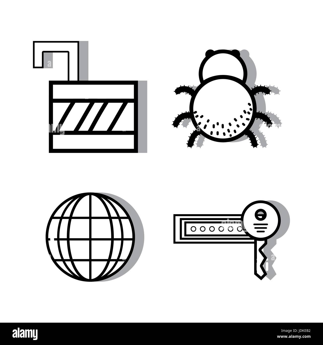 Global computer network spider web hi-res stock photography and images ...