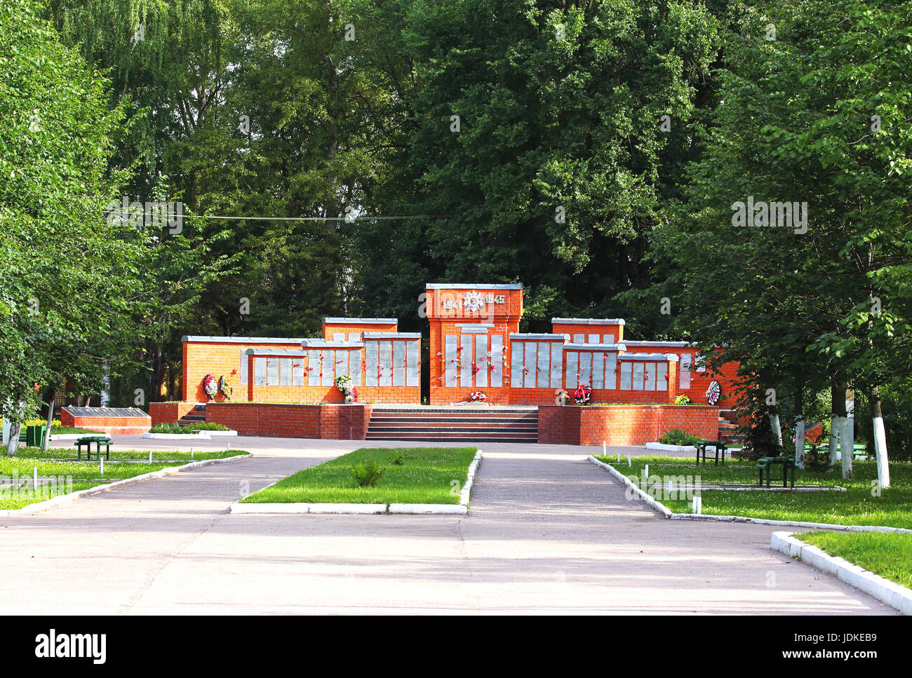 Victory Obelisk in honor of soldiers - inhabitants of Torzhok who fell ...