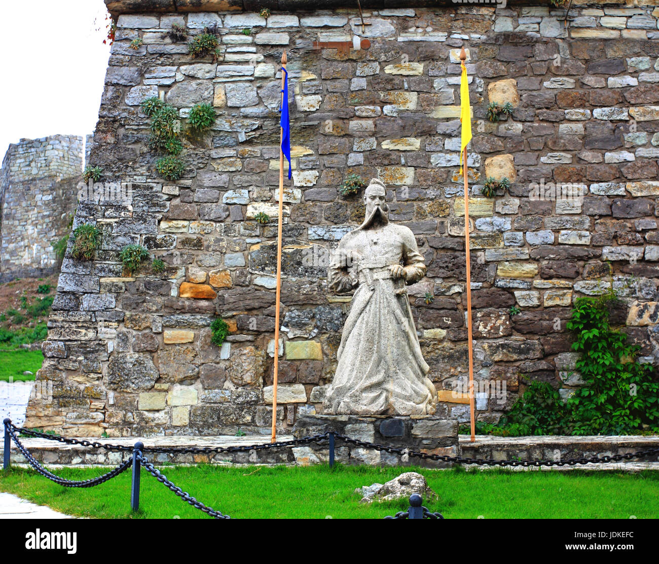 Stone statue ukrainian cossack hi-res stock photography and images - Alamy