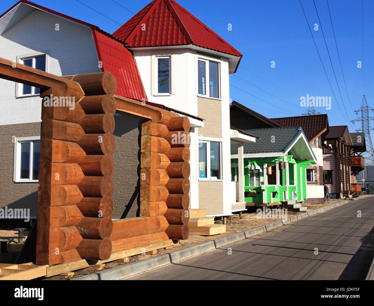 Large scale construction wooden hi-res stock photography and images - Alamy
