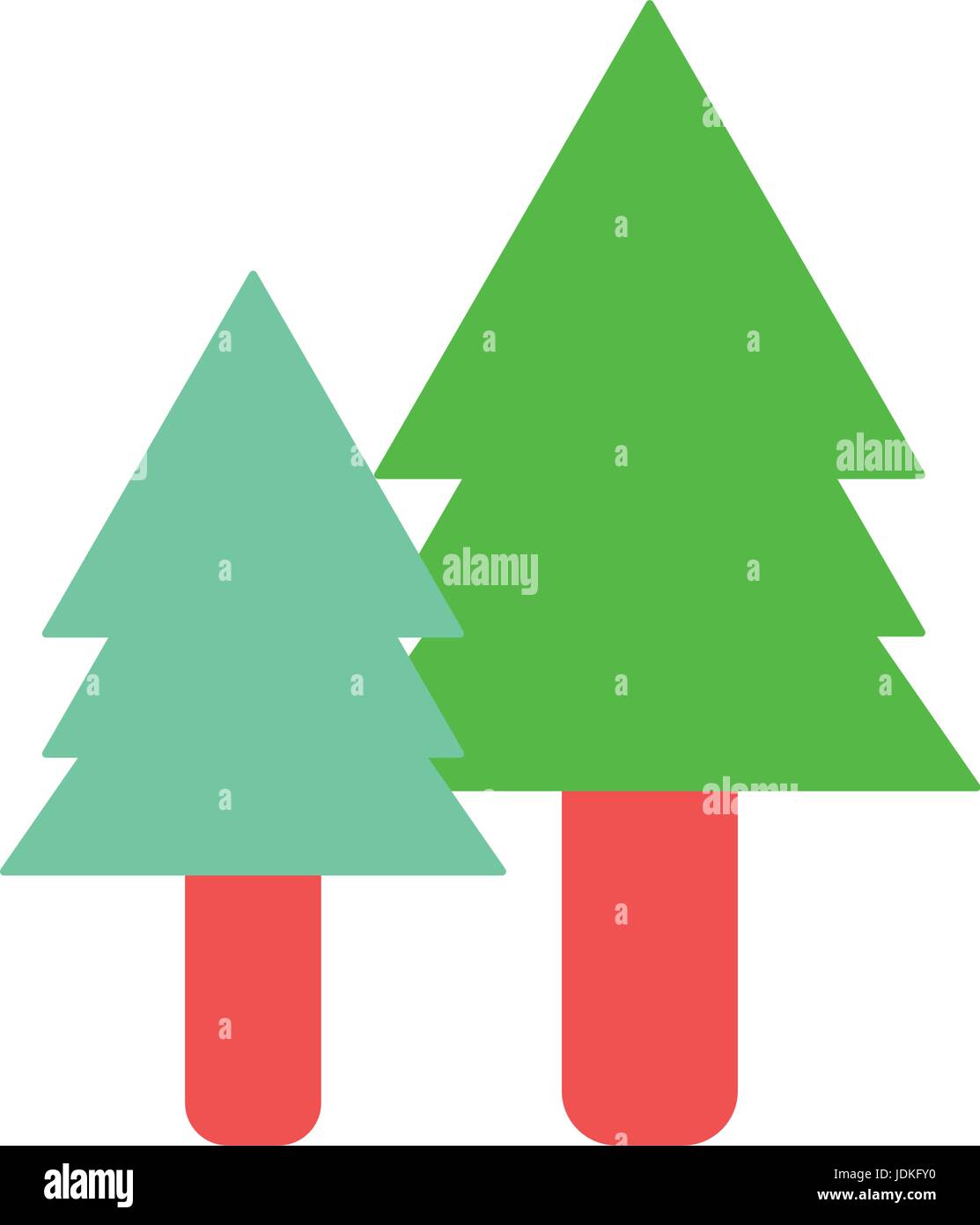 natural pine trees botany icons Stock Vector Image & Art - Alamy