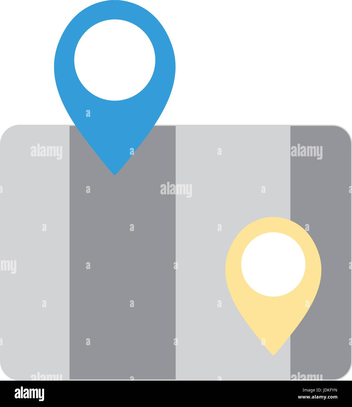 geography map with points to location Stock Vector Image & Art - Alamy